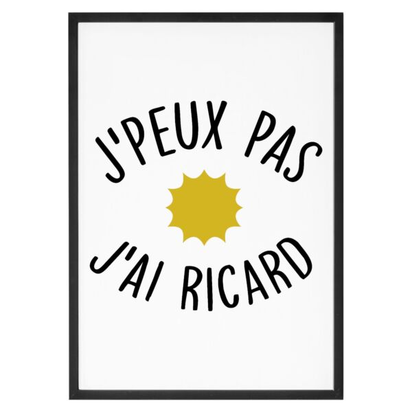 Affiche "J'peux pas j'ai apéro" - La French Touch